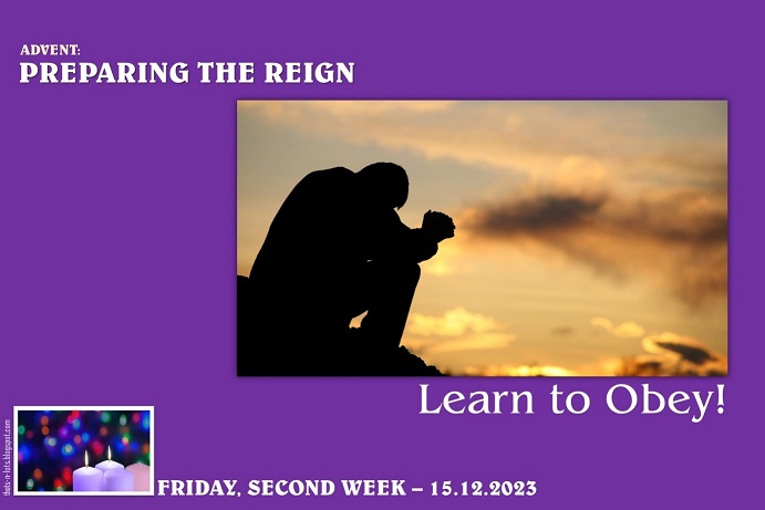 Advent Reflections: Learn to Obey - Indian Catholic Matters